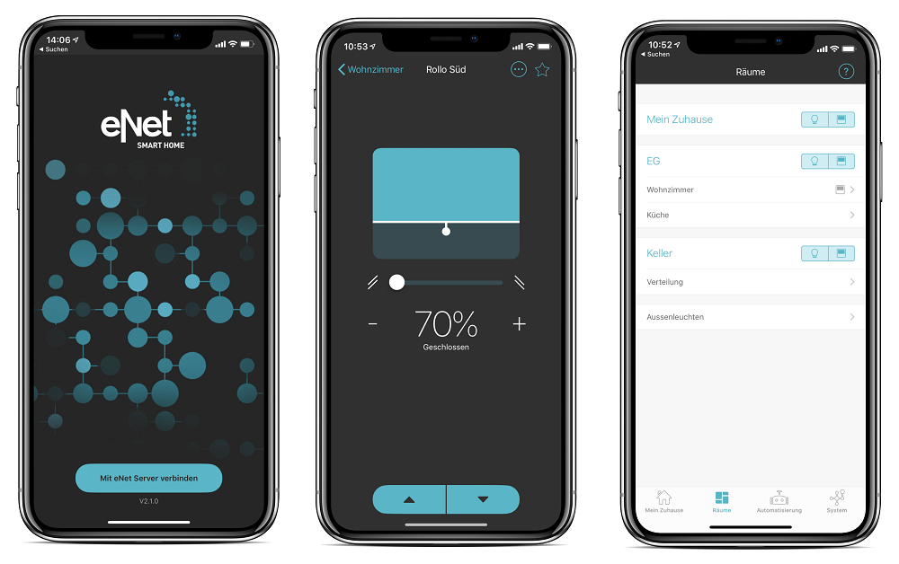 Einrichtung eNet Server – Update – Räume – Geräte – Fernzugriff – App ...