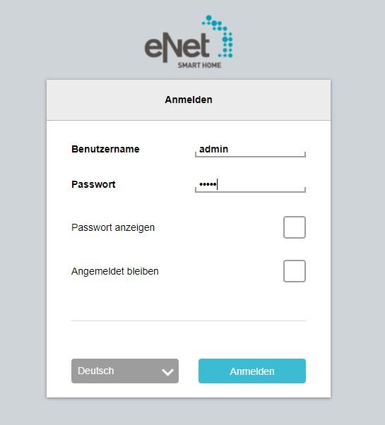 Einrichtung eNet Server – Update – Räume – Geräte – Fernzugriff – App ...