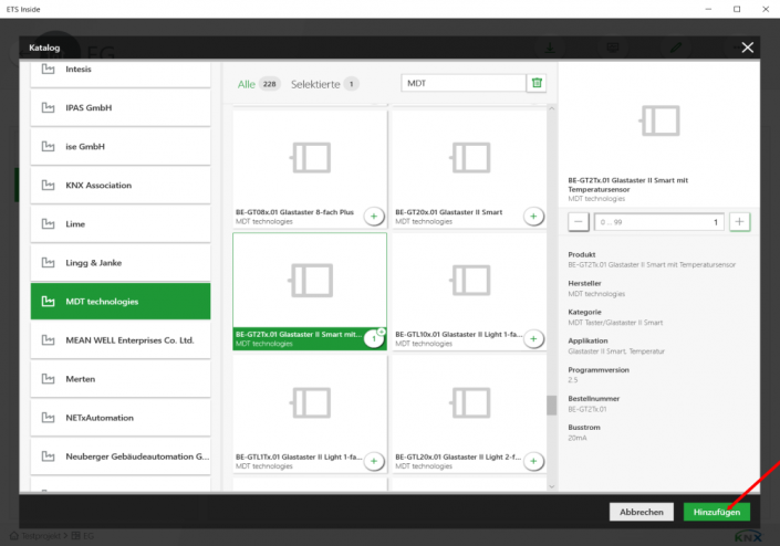Smart Home mit KNX – ETS Inside: Hauptlinie / Linie hinzufügen und ...