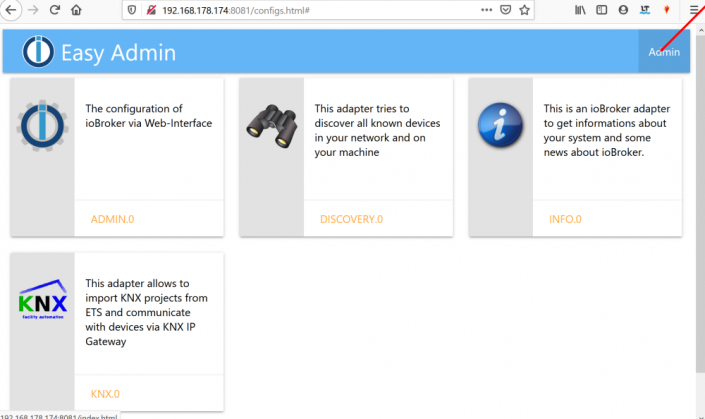 Raspberry Pi-> ioBroker mit KNX verbinden und die erste Gruppenadresse ...