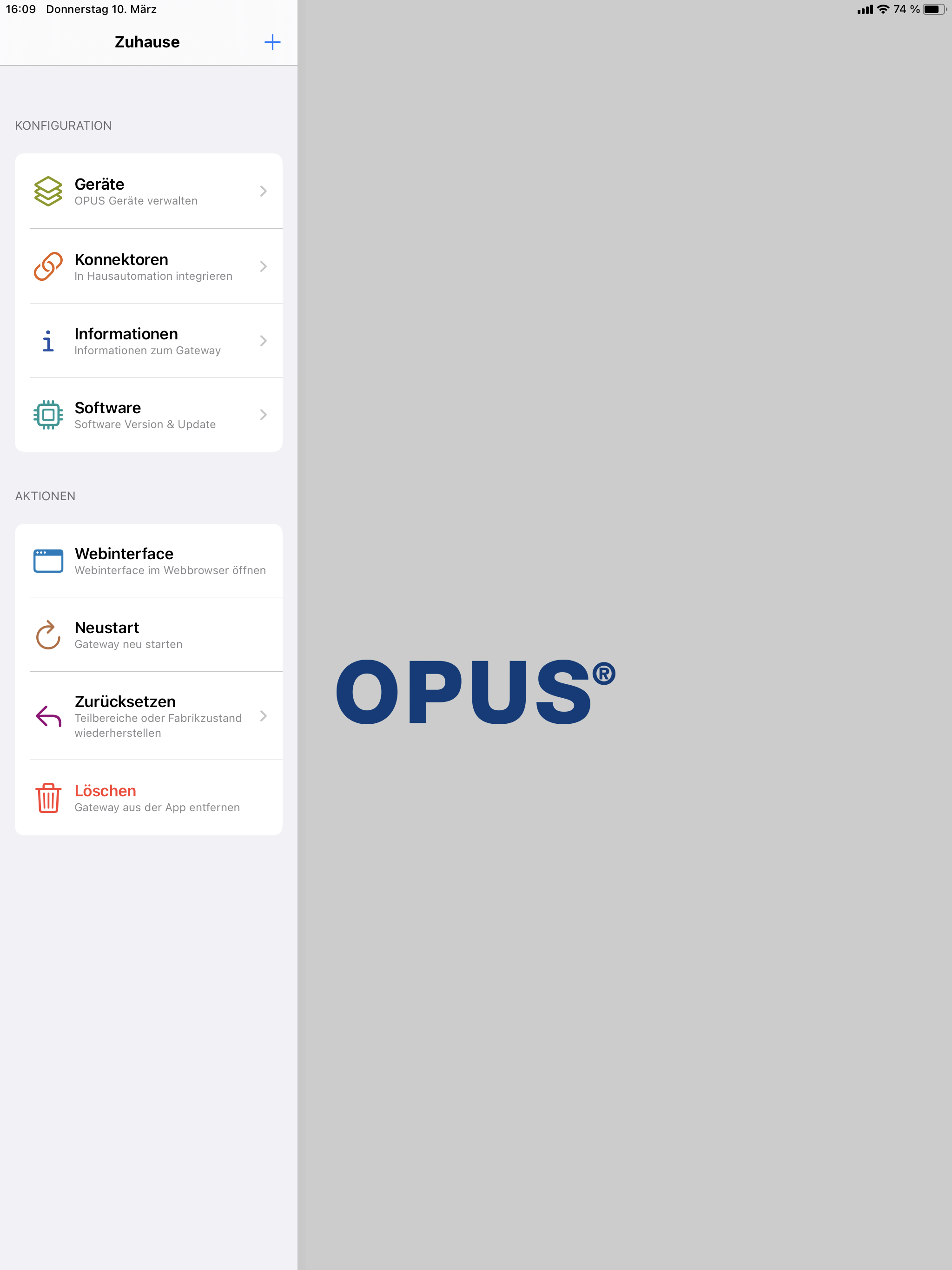 Smart Home Gateway Apple Konfiguration mit myOPUS App – technikkram.net