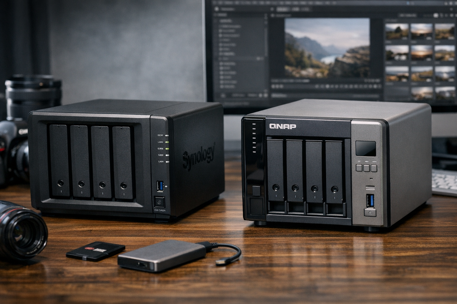 Synology vs. QNAP: Der NAS-Vergleich für Fotografen